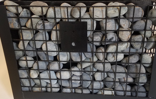 Gray Color Mexican Beach Pebble Rocks for Gabion Bases | waterstone