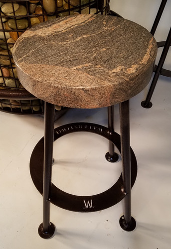 Wave - Gneiss Metamorphic Granite Bar Stool | waterstone