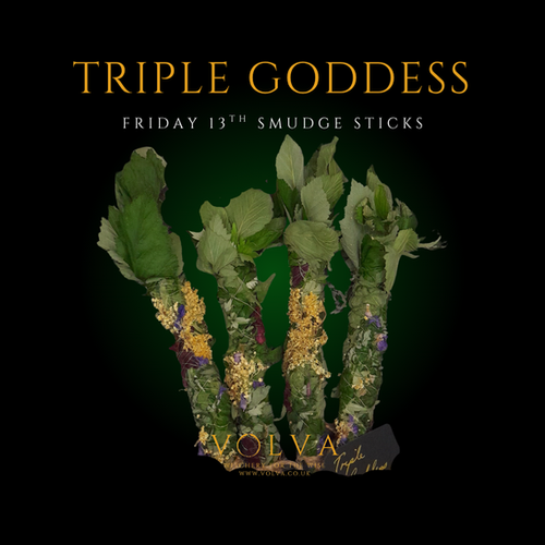 Triple Goddess Smudge Stick Gift | Friday 13th | VOLVA