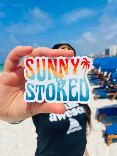 Logo Sticker | Sunny & Stoked