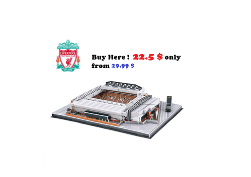 Anfield Stadium , 3D Jigsaw Puzzles Model | Sir.NoomFootball_Mgr