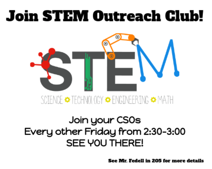 STEM Outreach Club - New at PHS