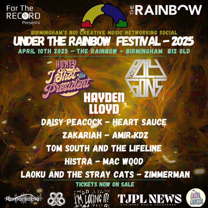 🎟️ Get Your Tickets Now for Birmingham's Under The Rainbow Festival 2025! 🎶