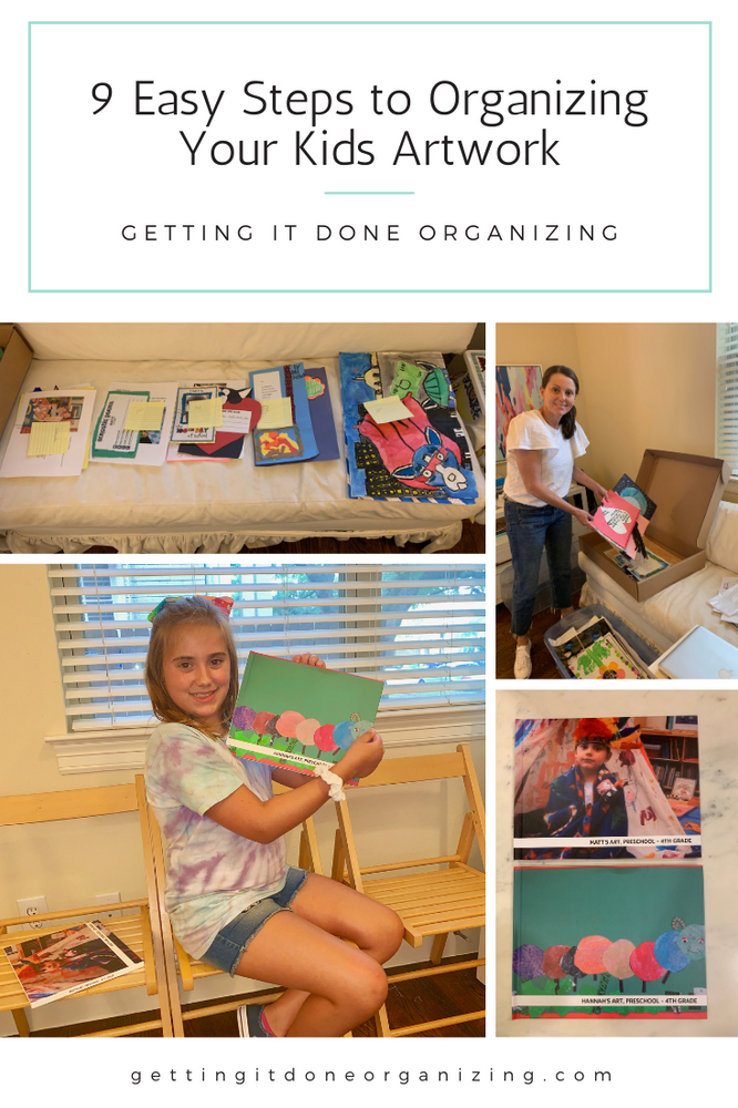 9 EASY STEPS FOR STORING KIDS' ARTWORK