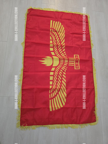 Syrianska flaggan Deluxe med Fransar | Dani.i.collection