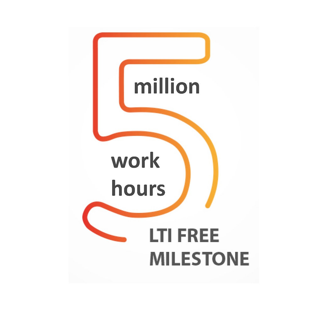 5 Million Working Hours without LTI