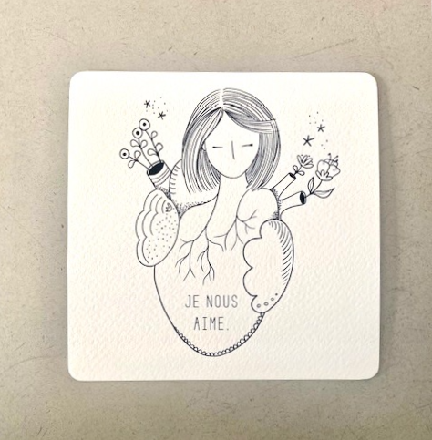 je nous aime | Régine_dessine