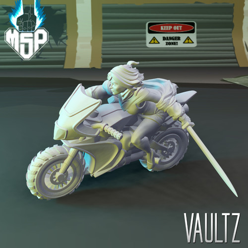 Daphne On Motorcycle V1 Cosplayer - Survivor | MegaSonicPunch