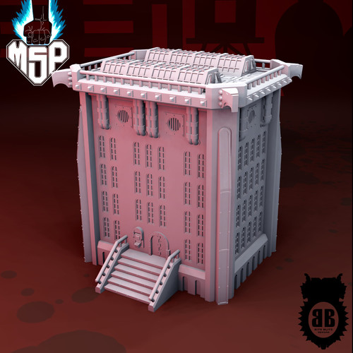 Alpha Hab Block 2 - Bits Blitz Designs Industrial Terrain | MegaSonicPunch