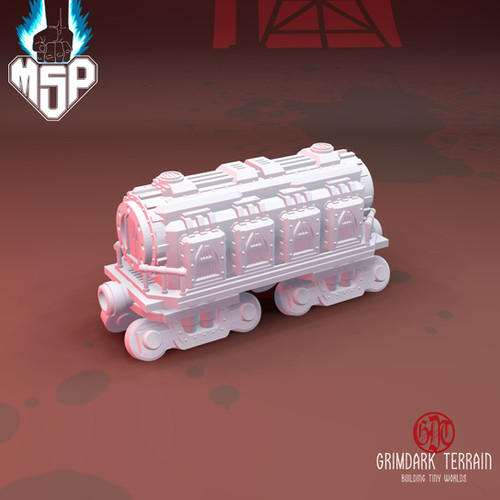 Heresy Train Prisoner Waggon - GrimDark Terrain | MegaSonicPunch