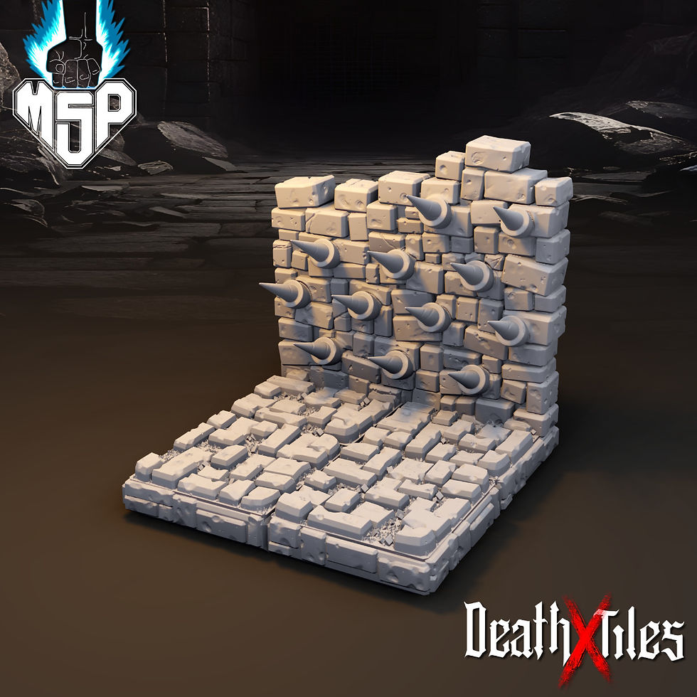 Dungeon Wall Spike Trap Tile 063 - DeathXTiles | MegaSonicPunch