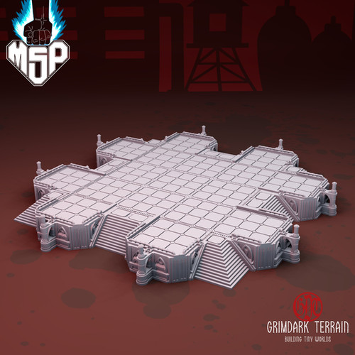 Civitas Plinth Alpha STC203 - GrimDark Terrain | MegaSonicPunch