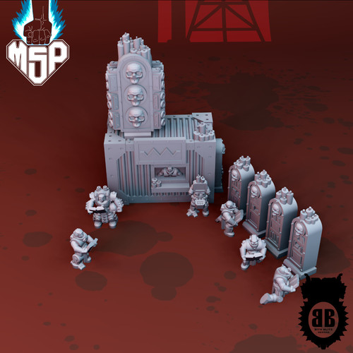 Esoteric Book Store (11 Models) - Bits Blitz Designs Industrial Terrain ...