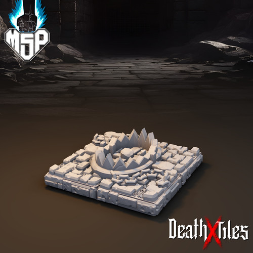 Dungeon Floor Bear Trap Tile 061 - DeathXTiles | MegaSonicPunch