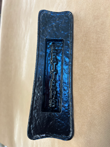 Old Antique Front Door knocker Period Cast Iron Gothic Tudor Metal ...