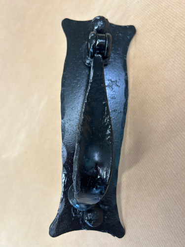 Old Antique Front Door knocker Period Cast Iron Gothic Tudor Metal ...