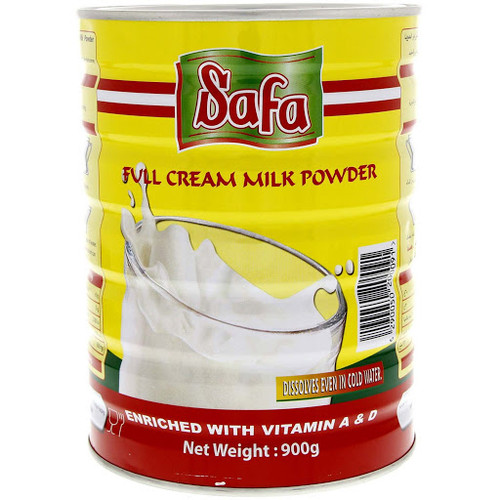 Safa Full Cream Milk Powder - 900g (Tin) | GOPI