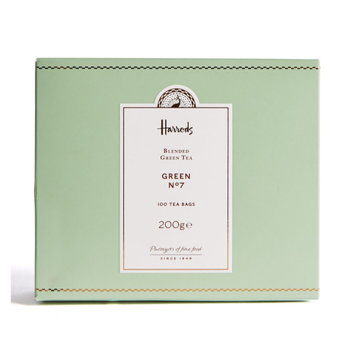 Harrods Blended Green Tea 100 Tea Bags 200g | Fay's Gifts