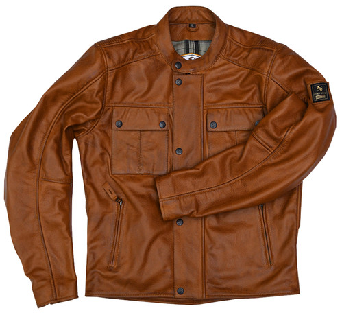 GANGSTER LEATHER JACKET | Spirit Gear