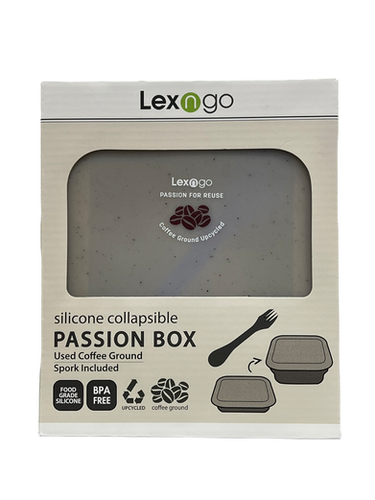 Silicone Collapsible Passion Box (Coffee Ground) | LEXNGO