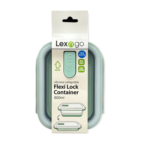 Flexi Lock Container - Rectangle 800ml | LEXNGO