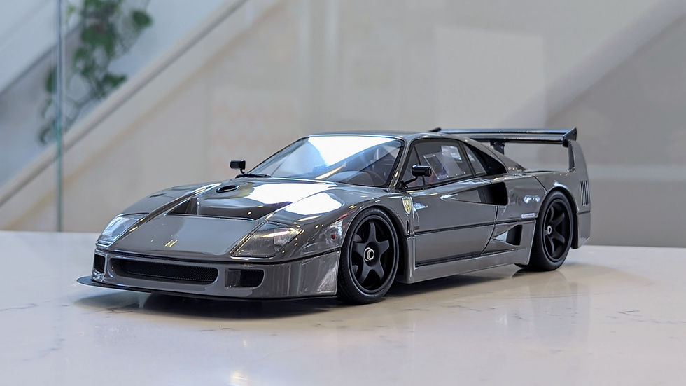 1/18 GT SPIRIT - Ferrari F40 Nardo Grey | Scale Spec Diecast