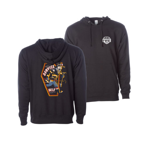 Service Over Self Hoodie | Fit To Fight Fire