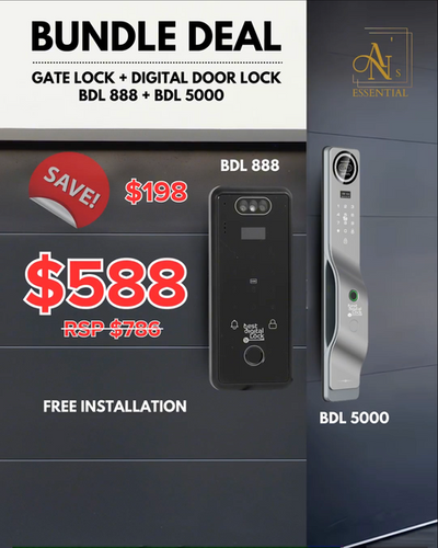 BUNDLE MAIN DOOR (BDL 5000) + GATE (BDL 888) | An's Essential