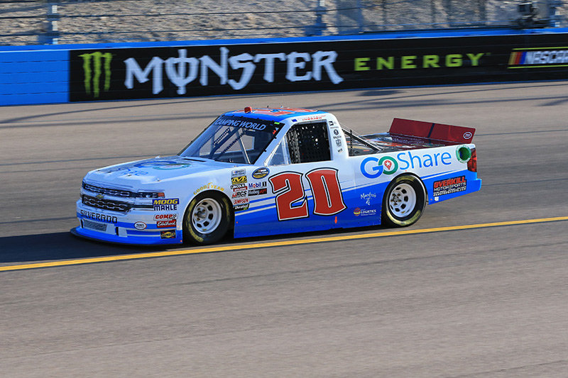 YOUNG’S MOTORSPORTS RETURNS WITH TOP-20 FINISH FROM ISM RACEWAY