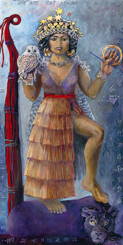 FRAMED INANNA BLUE | Pam England