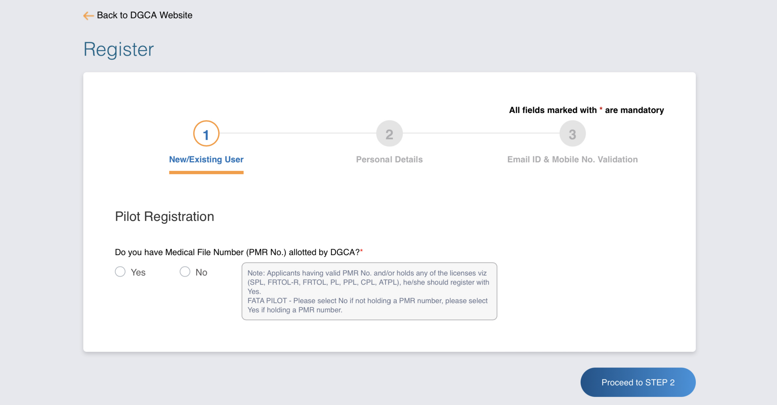 How to register on eGCA and apply for eGCA id?