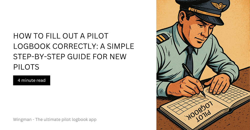 How to Fill Out a Pilot Logbook Correctly: A Simple Step-by-Step Guide ...