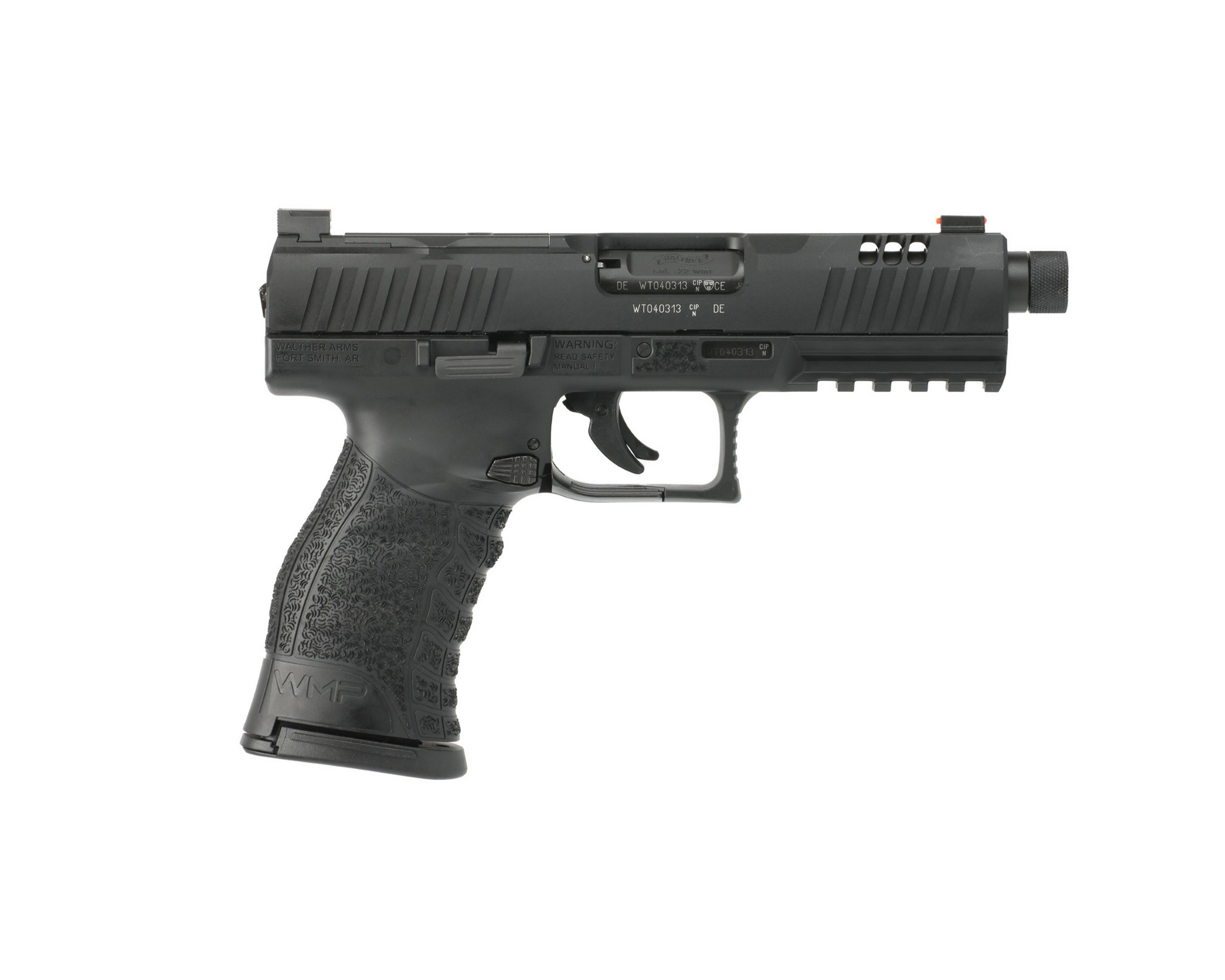 Walther, WMP, Semi-automatic, Double Action, Polymer Frame Pistol, 22 ...