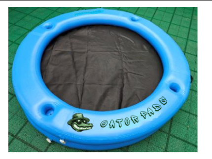 8' Round Gator Pads | Lakemurrayresort