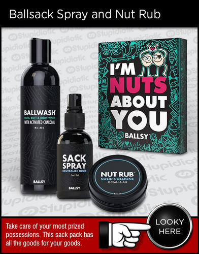 Ballsy Ball Sack Pack Wash, Spray and Nut Rub Set | stupidiotic 2021