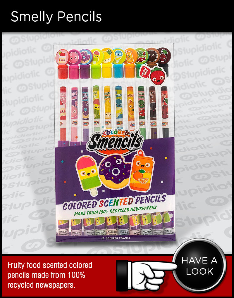 Smelly Scented Colored Smencil Pencils | stupidiotic 2021