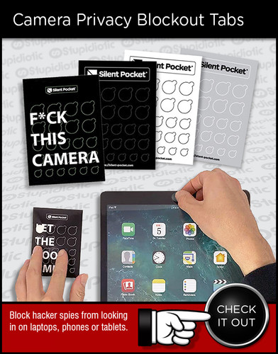Camera Privacy Blockout Stickers | stupidiotic 2021