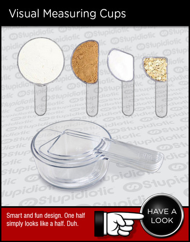 Visual Measuring Cups | stupidiotic 2021