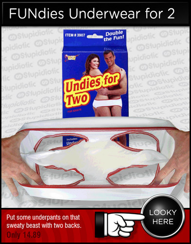 FUNdies Underwear for TWO. | stupidiotic 2021