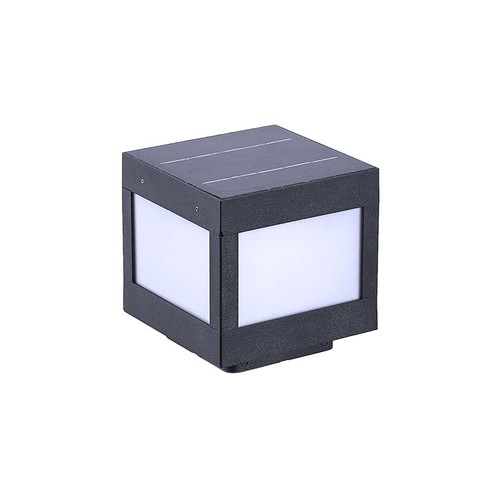 Solar Cube Shaped Pillar Lamp SPL-CUBE-104CW | greenassets
