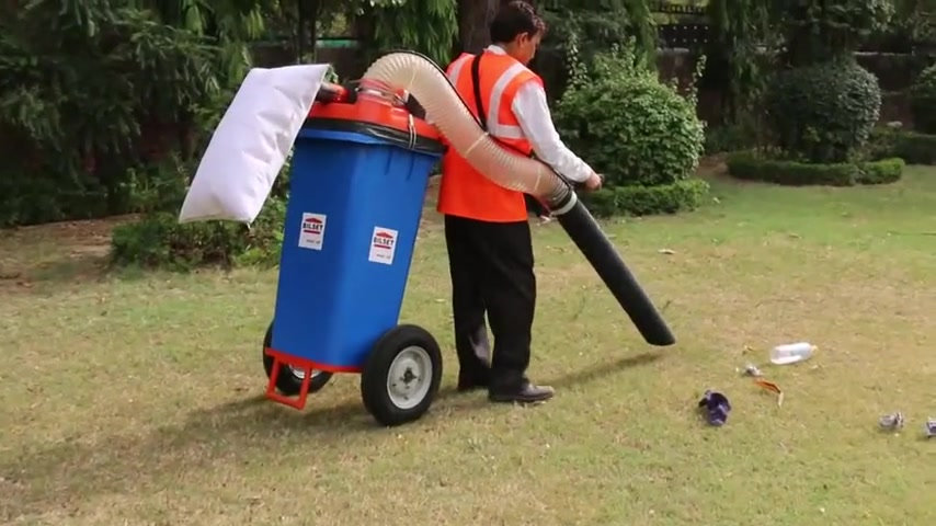 Pedestrian 120 BILSET Vacuum Garbage Collector | greenassets
