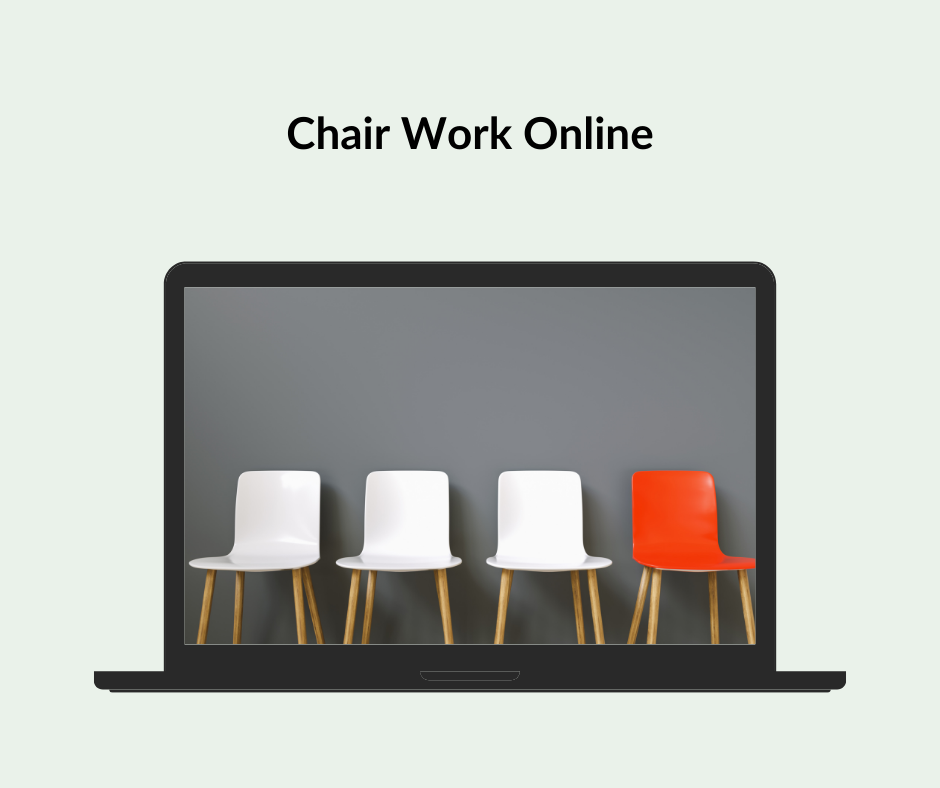 Five Top Tips for Facilitating Chair Work Online