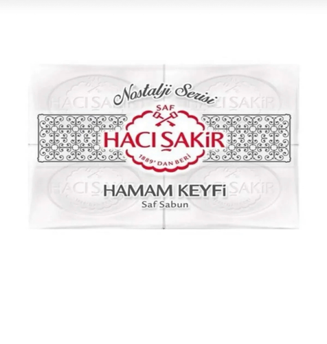 4x HACI SAKIR TURKISH HAMMAM SOAP, 4 PIECES | GrandBazaar Shopping