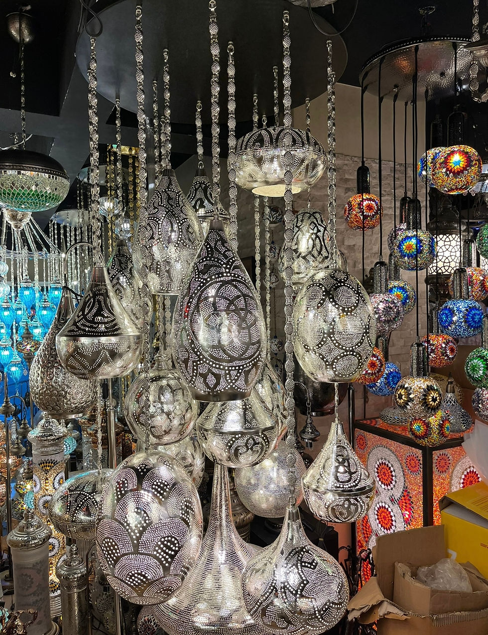 Turkish Lighting, Mosaic Lamps, Ottoman Lamps, Turkish Lamps