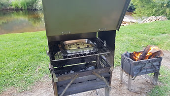 MadKon|Stainless steel|folding|braai's|bbq|collapsable