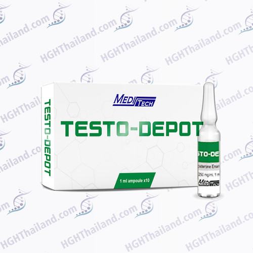 TESTO DEPOT (Testosterone Enanthate 250mg/ml) – Mass & Strength by Meditech