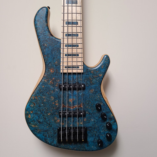 Adamovic Soul 5 - Aquamarine Burl | John Fox Bass