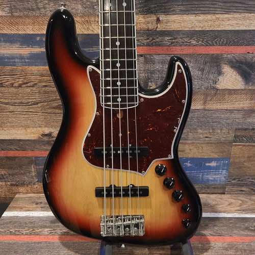 Alleva-Coppolo LG5 Standard Sunburst with Bound Fingerboard | John Fox Bass