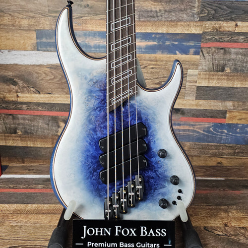 Dingwall Z3 5-string, Maple Burl top, Indigo to White Reverse Burst ...