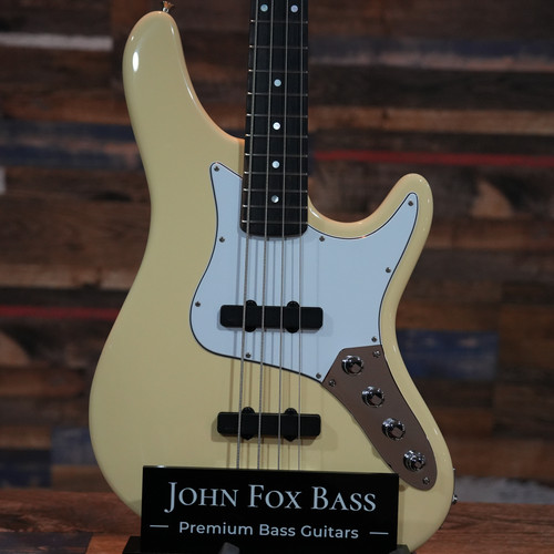 Kiesel JB4 Jazz Bass - Vintage Cream | John Fox Bass